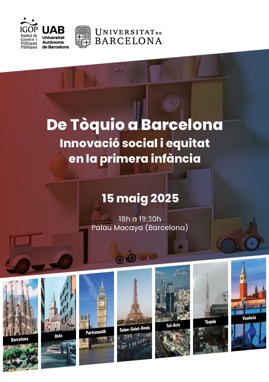 Presentation of the 0-3 social innovation study at Palau Macaya - IGOP